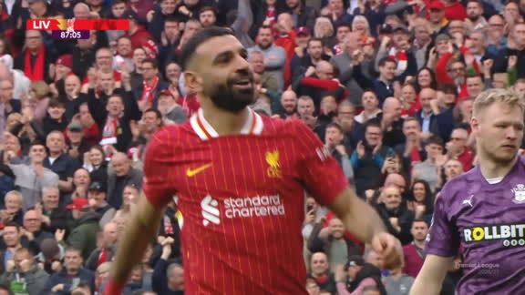¡Doblete y partido liquidado! Salah festejó ante Southampton - ESPN Video