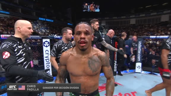 Chris Padilla se llevó la estelar de las preliminares del UFC Londres ...