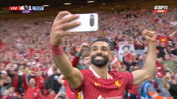 ¡La foto del campeón! Golazo de Salah para el 4-1 de Liverpool - ESPN Video