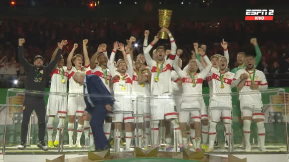 Ahora toca festejar: ¡Stuttgart alzó la DFB Pokal! - ESPN Video
