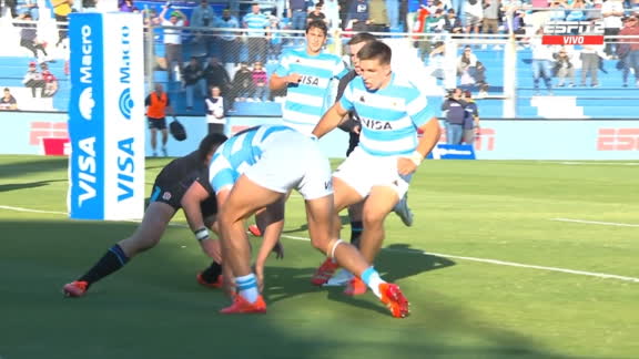 ¡Magia de Simón Benítez Cruz y try de Lucio Cinti para Los Pumas ...