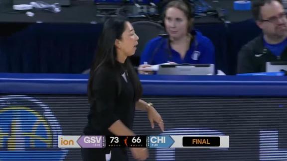 Veronica Burton scores 18 points and the Valkyries beat the Sky 73-66 ...