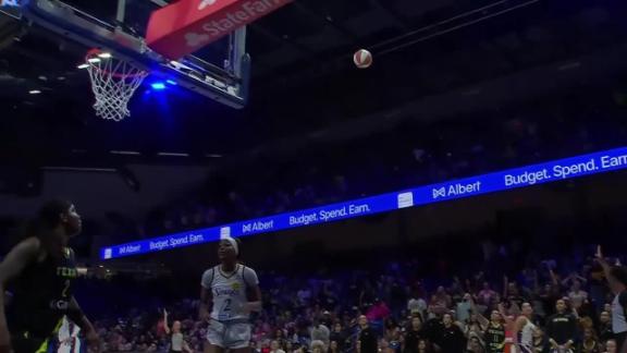 Plum scores 28, Sparks withstand Wings' late run to win 97-96 as ...