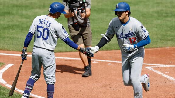 Ohtani hits 2 HRs, Betts also goes deep as Dodgers end skid with 5-2 win over Orioles - ABC7 Los ...