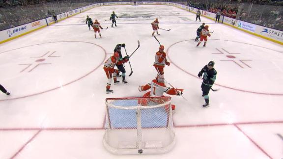 Marchment scores in Seattle debut as Kraken win season opener for first ...