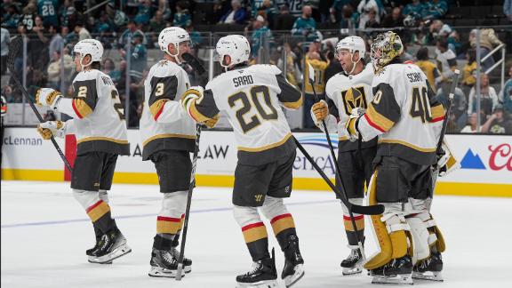Golden Knights rally for 4-3 win in overtime after Sharks' late-game ...