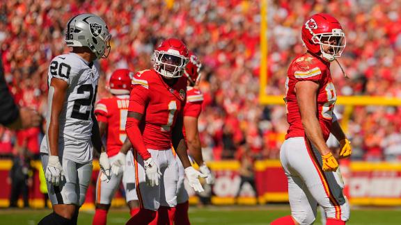 Patrick Mahomes leads Chiefs to 31-0 rout of Raiders as Rashee Rice ...