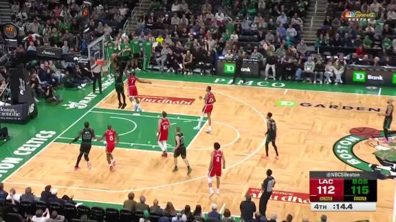 Jaylen Brown scores 33, Payton Pritchard 30 as Celtics hold off Clippers 121-118 - ABC7 Los Angeles