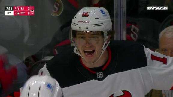 Cody Glass scores tiebreaking goal and Devils beat Senators 4-3 to snap ...