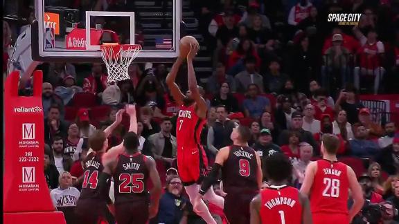 Durant hammers it home for the Rockets - WatchESPN