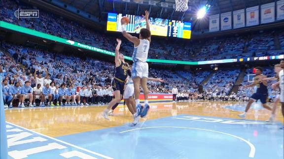 Wilson, Veesaar lead way as No. 22 North Carolina rolls past Notre Dame ...