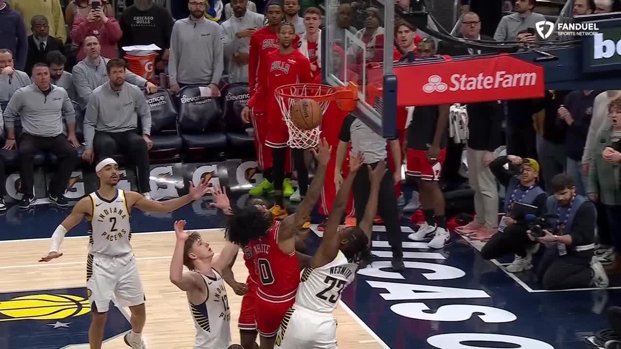 Aaron Nesmith makes go-ahead layup and game-saving block as Pacers ...