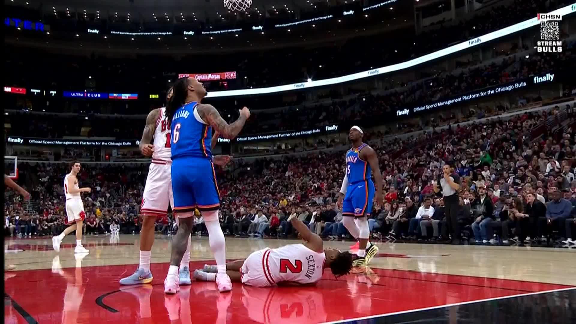McCain scores 20 as Thunder beat Bulls 116-108 without Gilgeous ...
