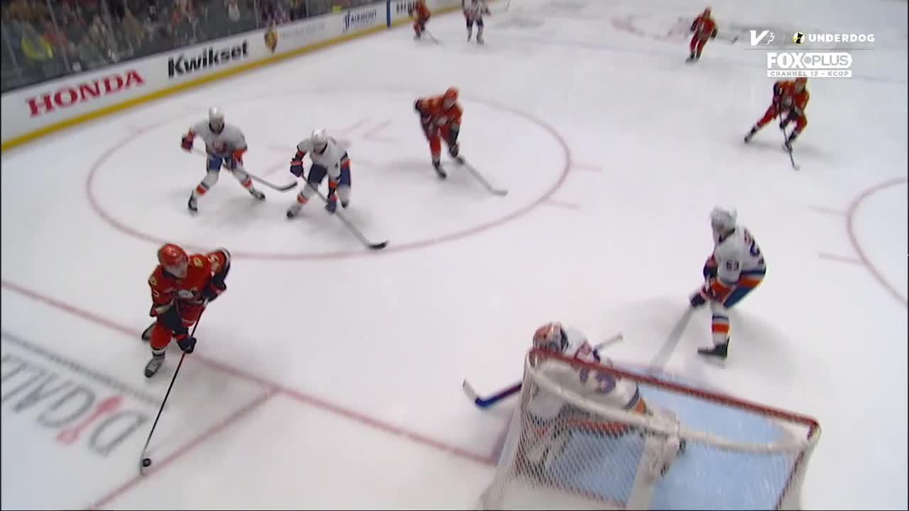 Cutter Gauthier scores twice, Ville Husso has 42 saves in Ducks' 5-1 ...