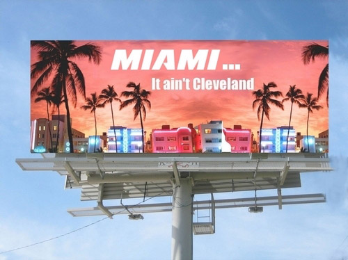 NBA billboards seem to be springing up as teams look to influence free ...