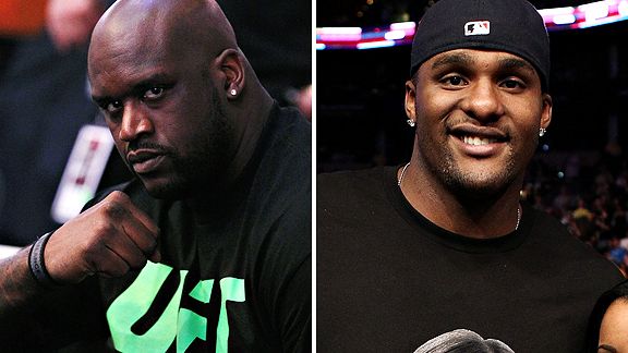 Snapshots: Shaq, Baby at UFC - ESPN - Boston Celtics Blog- ESPN