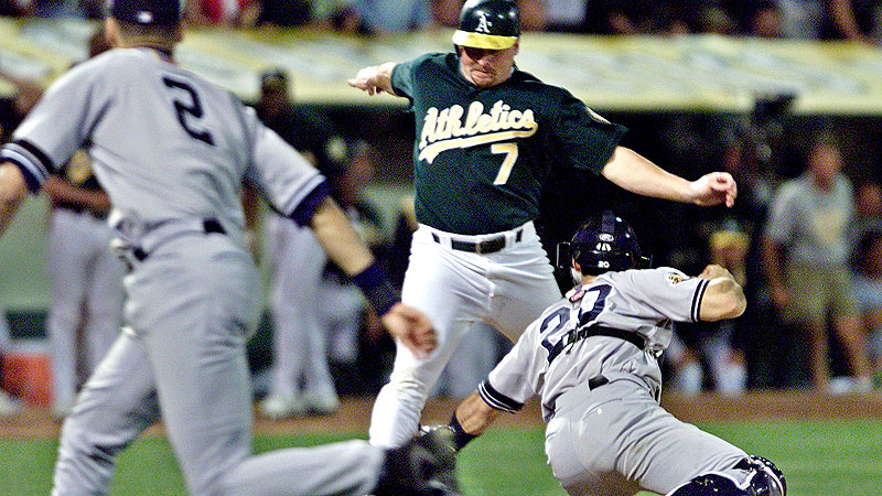 3. 2001 Yankees-A's - Greatest First-Round Series Ever - ESPN