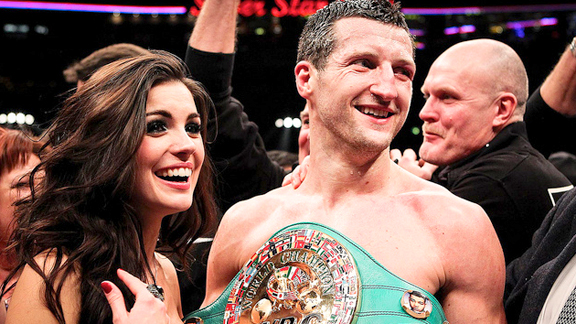 Rachael Cordingley and Carl Froch - Ward vs. Froch: Road to the Super ...
