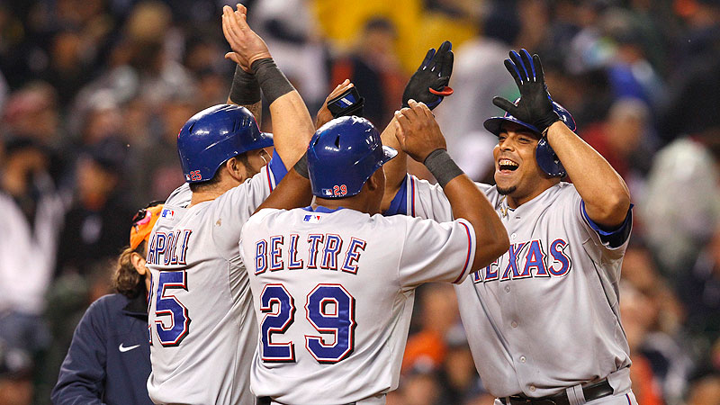 Rangers v Tigers - ALCS Gallery - ESPN