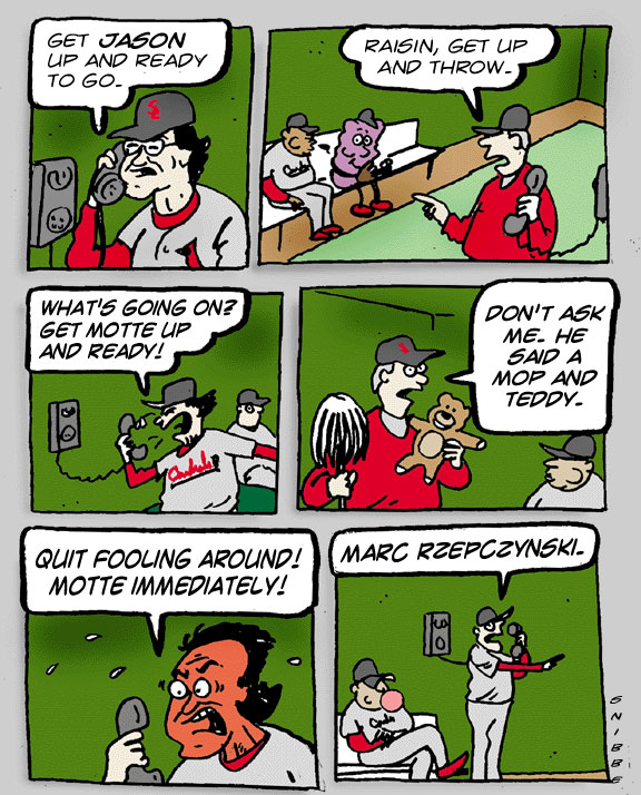 Page 2 cartoon: Tony La Russa's bullpen telephone mix-up - Page 2 - ESPN