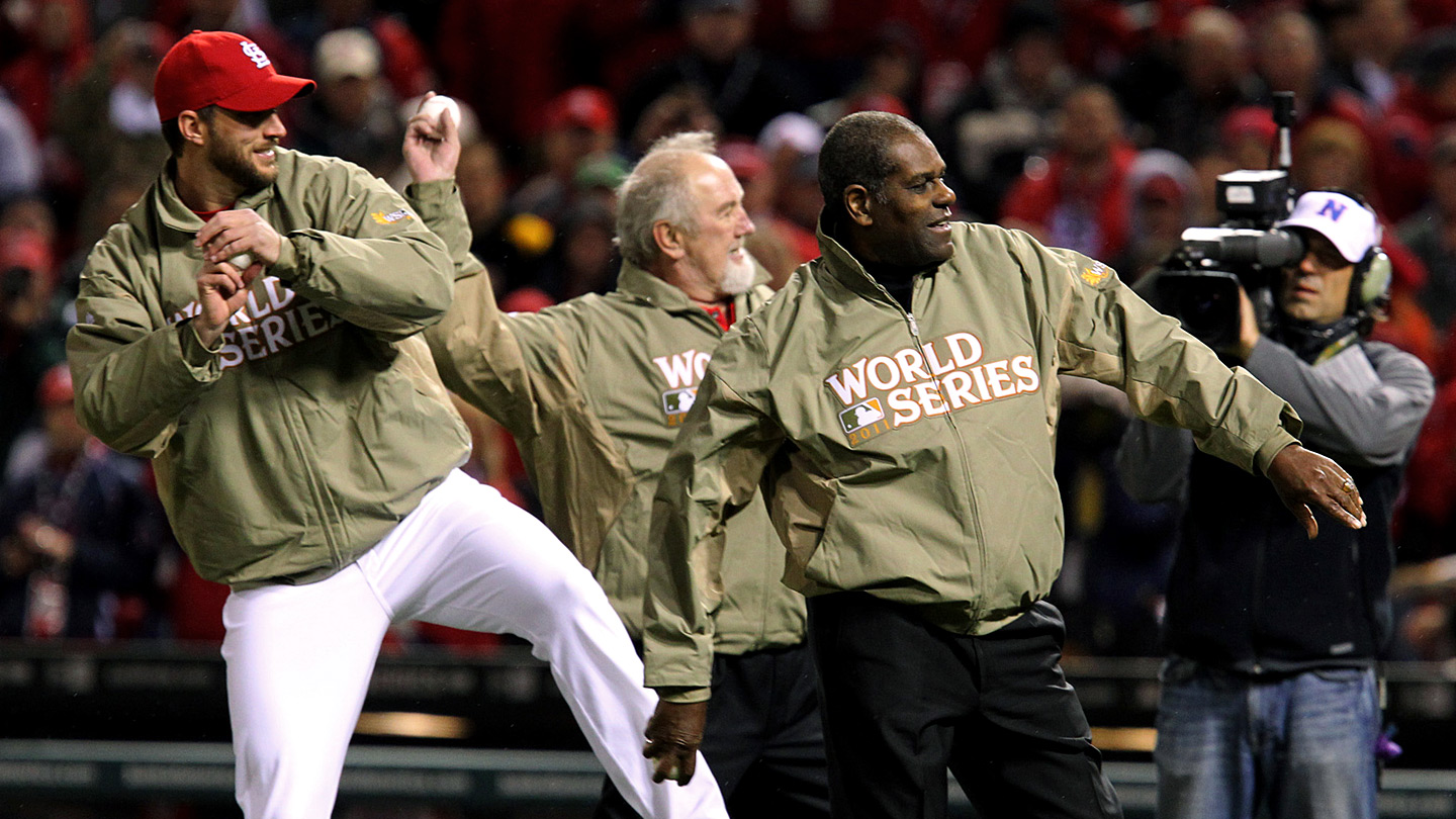 Adam Wainwright, Bruce Sutter and Bob Gibson - 2011 World Series - ESPN