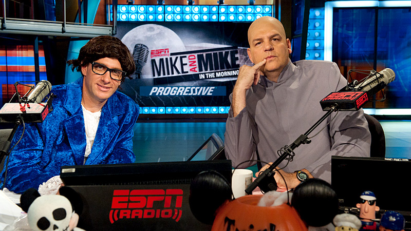 Mike & Mike Halloween 2011 - ESPN Radio Mike and Mike Halloween - ESPNRadio