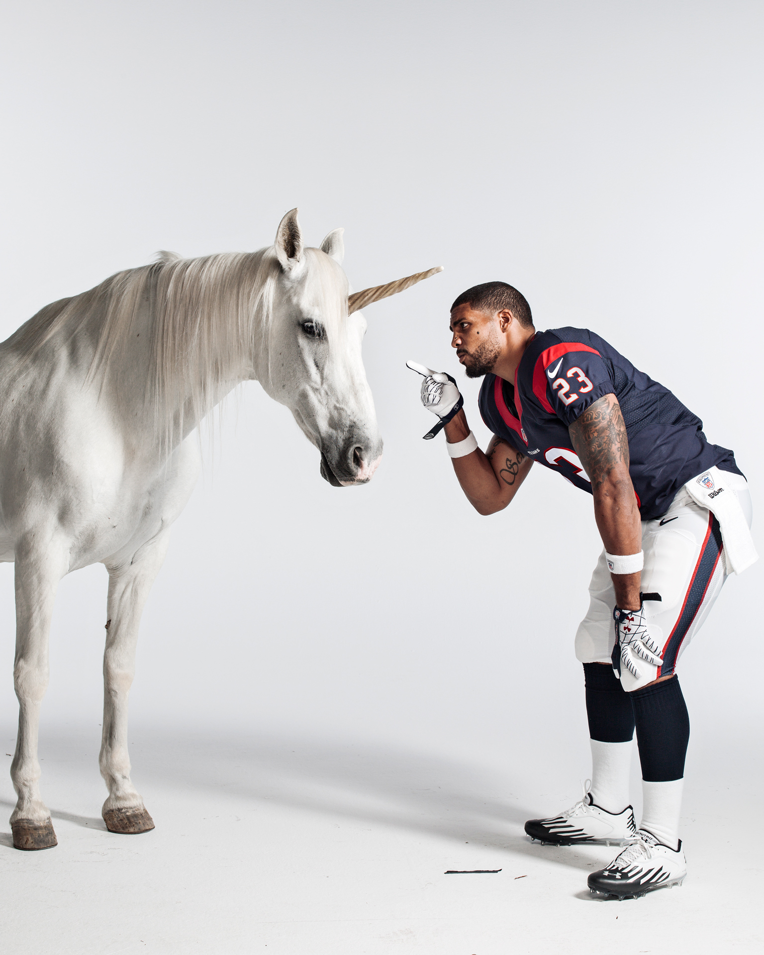 Arian Foster - Behind the Scenes of Arian Foster Cover Shoot - ESPN
