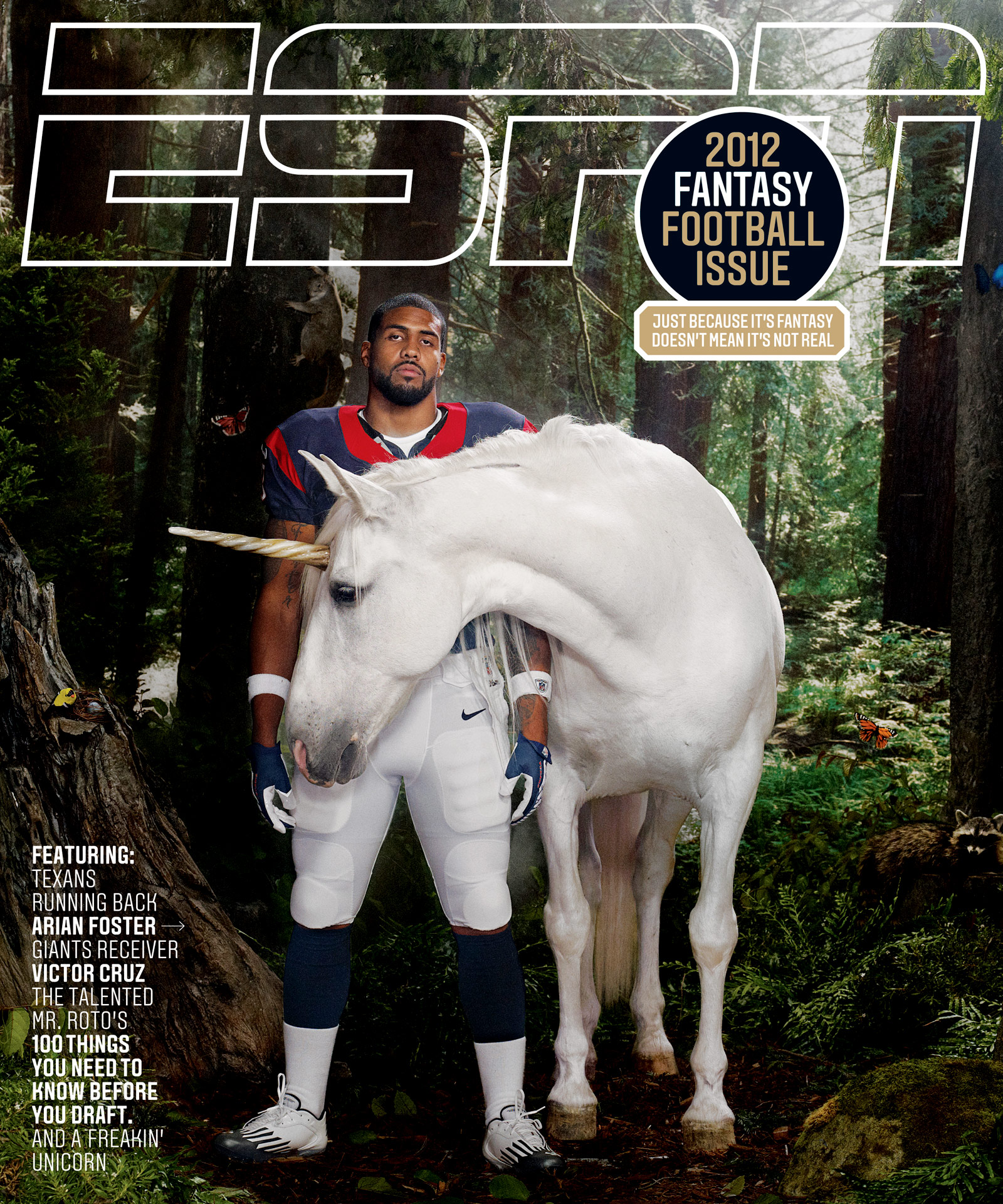 Arian Foster - Behind the Scenes of Arian Foster Cover Shoot - ESPN