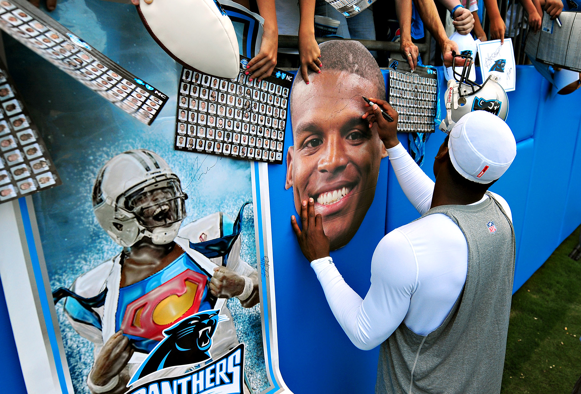 Comic Book Hero - Fans at NFL Training Camps - ESPN