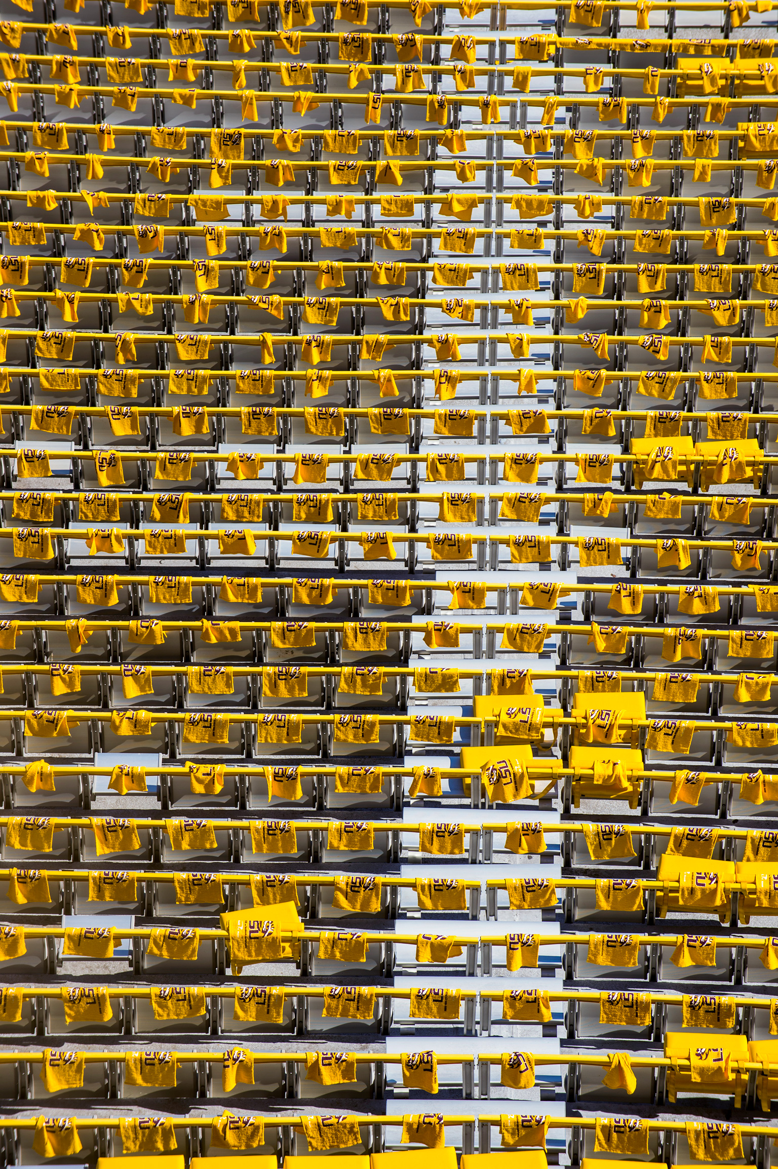 Yellow towels on seats - You should have been there. . . - ESPN