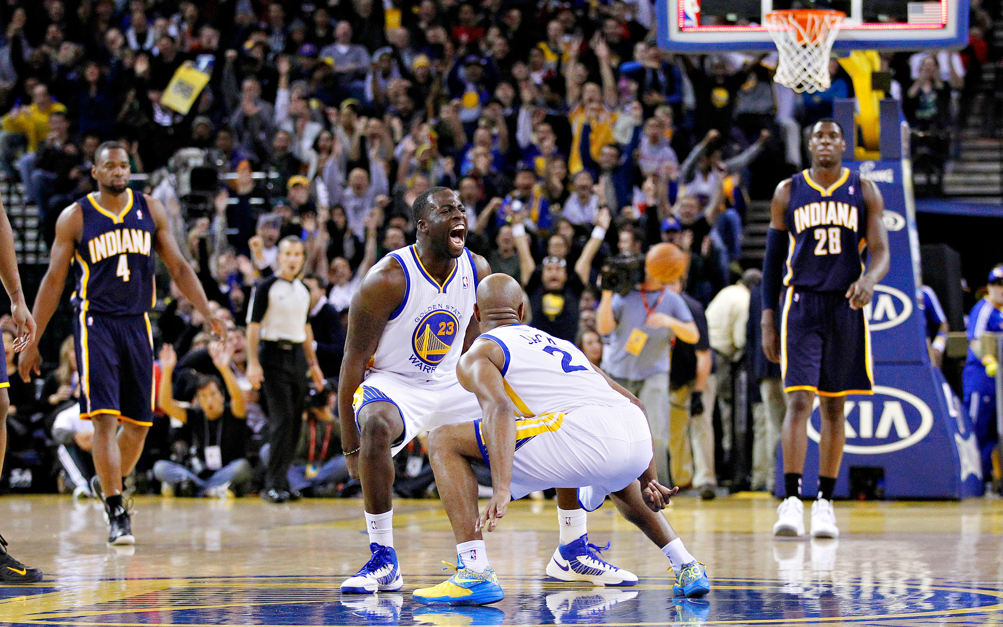 Jarrett Jack and Draymond Green celebrate : r/NBAimages