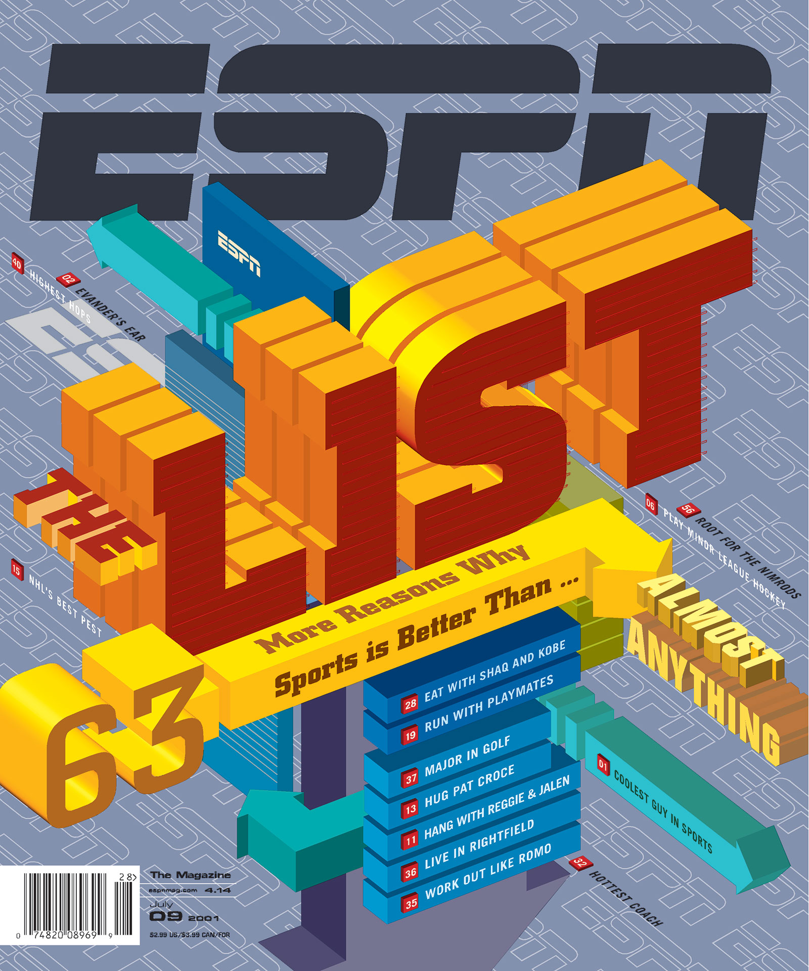 ESPN The Magazine Covers - ESPN The Magazine 2001 Covers - ESPN
