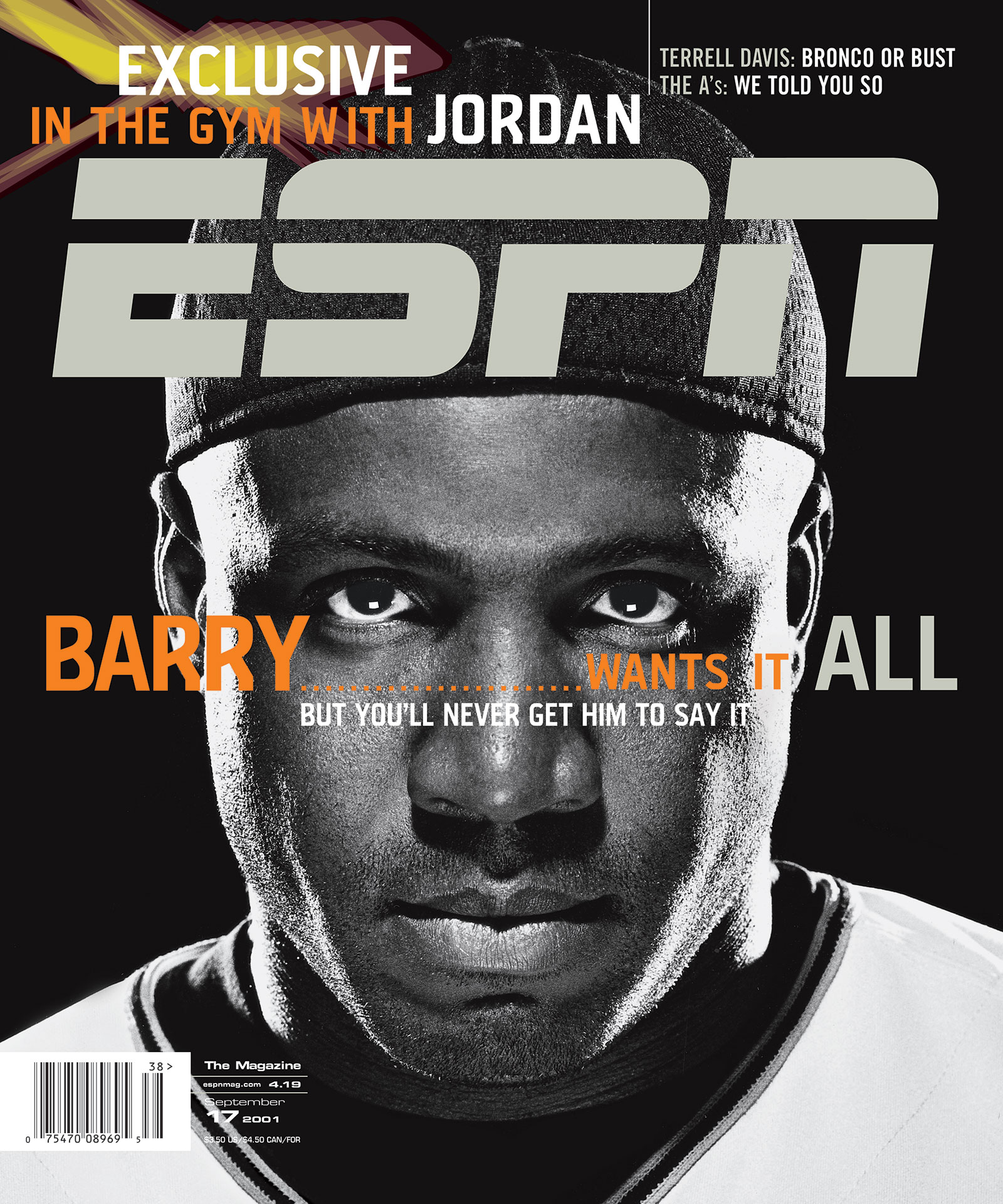ESPN The Magazine Covers - ESPN The Magazine 2001 Covers - ESPN
