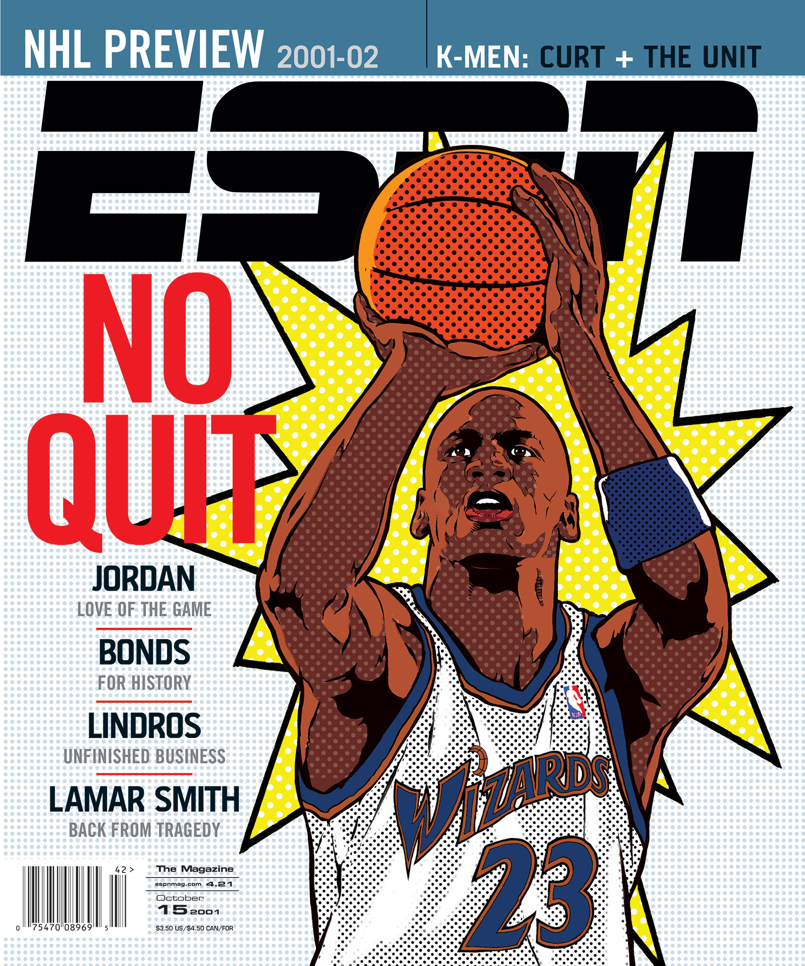ESPN The Magazine Covers - ESPN The Magazine 2001 Covers - ESPN