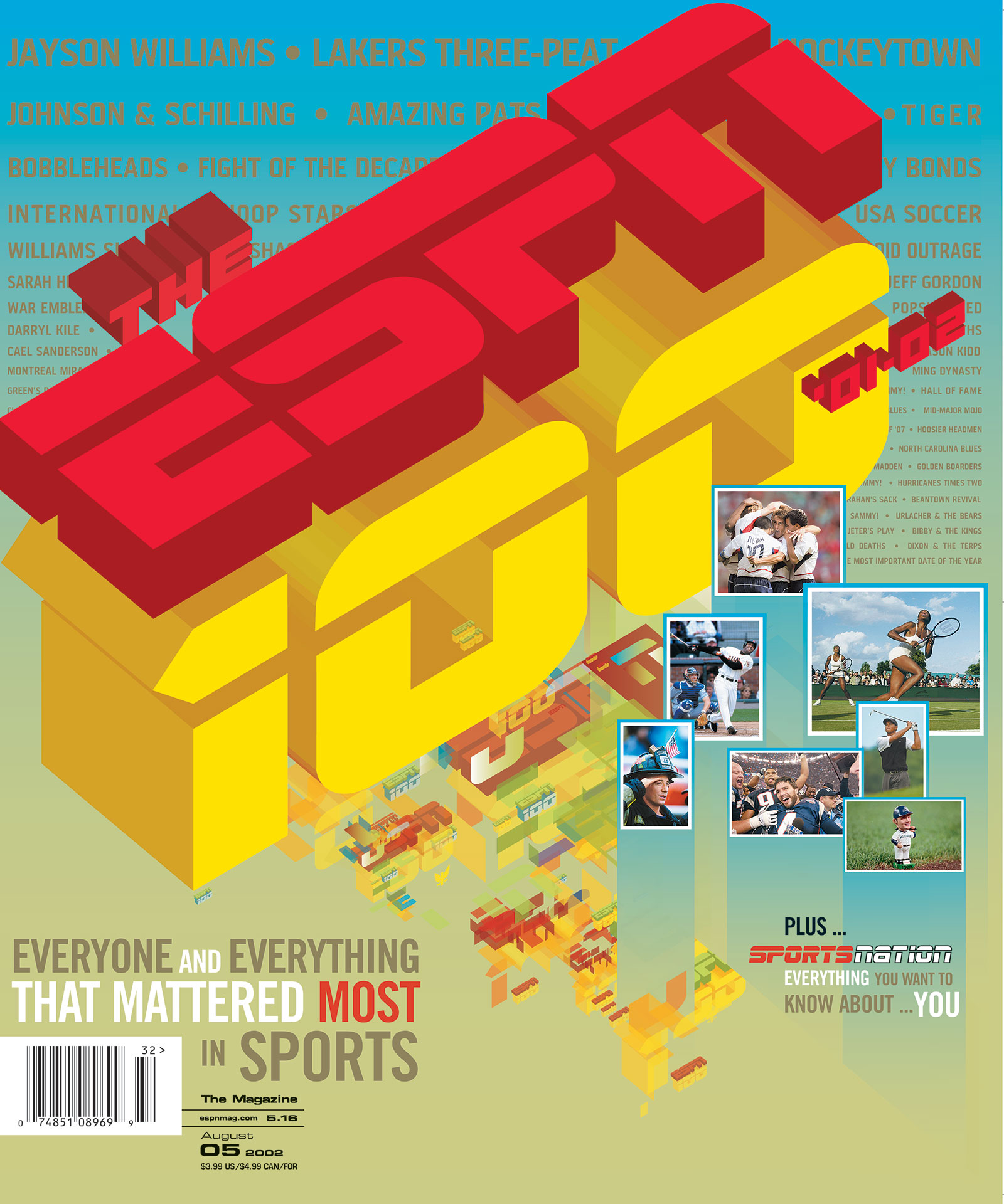 ESPN The Magazine Covers - ESPN The Magazine 2002 Covers - ESPN