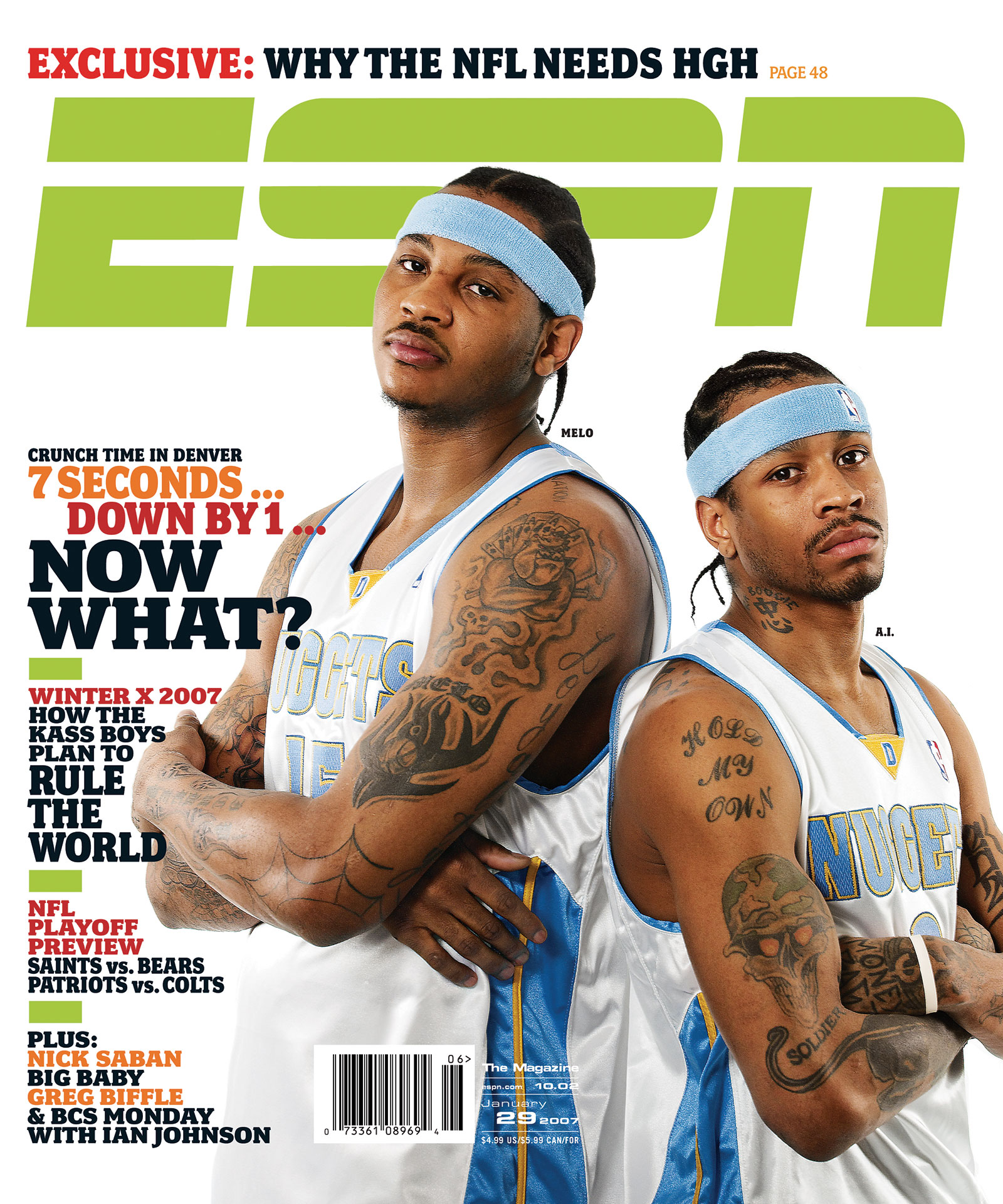 ESPN The Magazine 2007 Covers - ESPN The Magazine 2007 Covers - ESPN