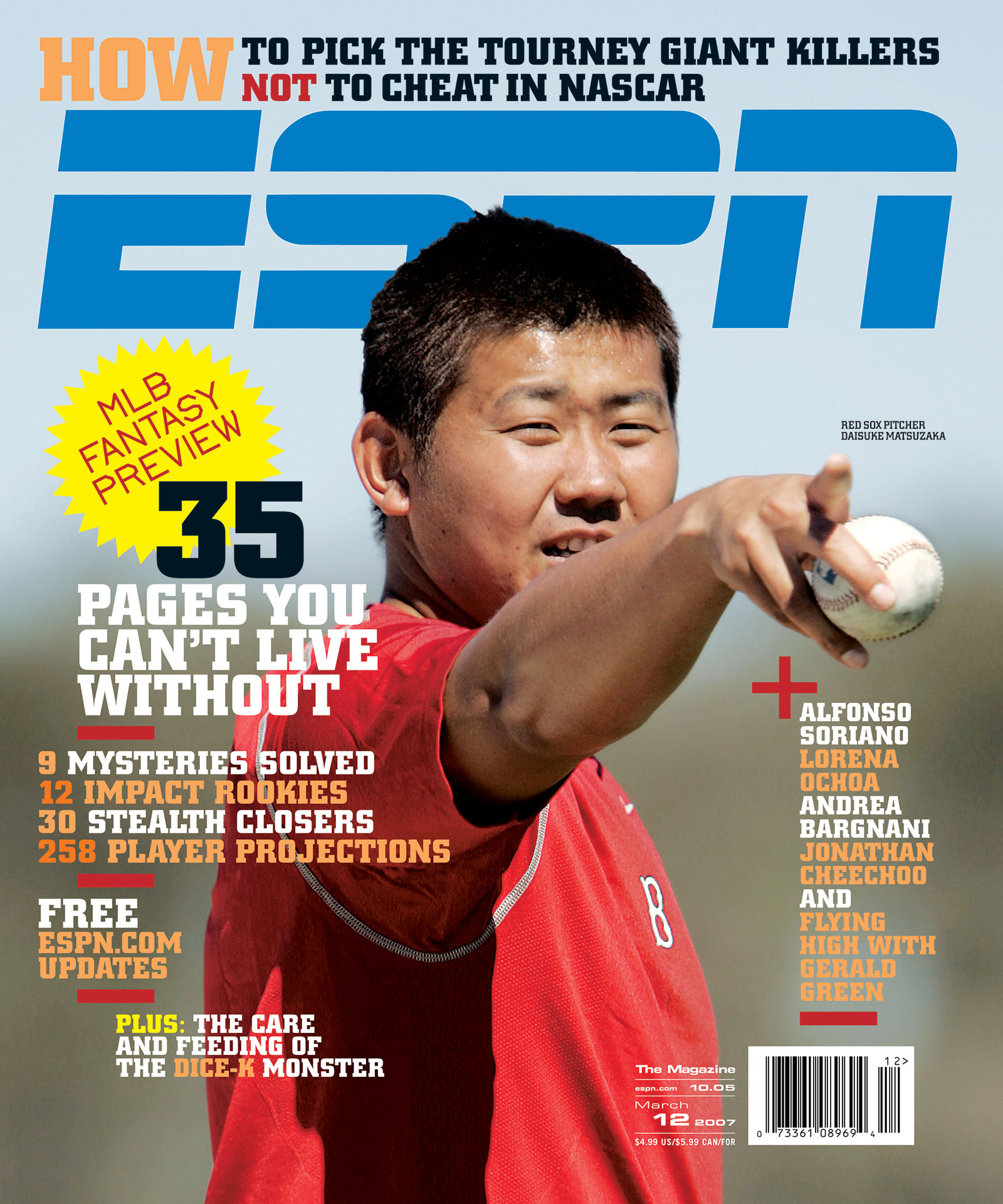ESPN The Magazine 2007 Covers - ESPN The Magazine 2007 Covers - ESPN