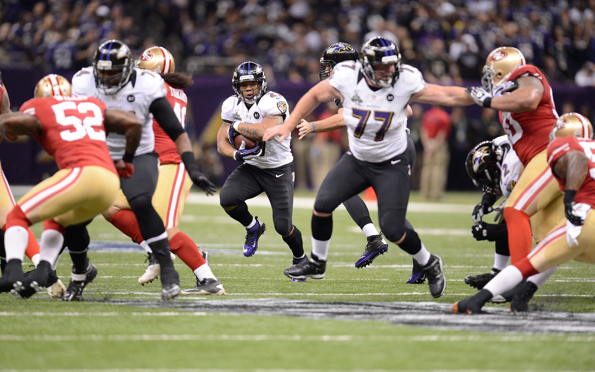 Ray Rice - Ricky Williams Shoots Super Bowl XLVII - ESPN