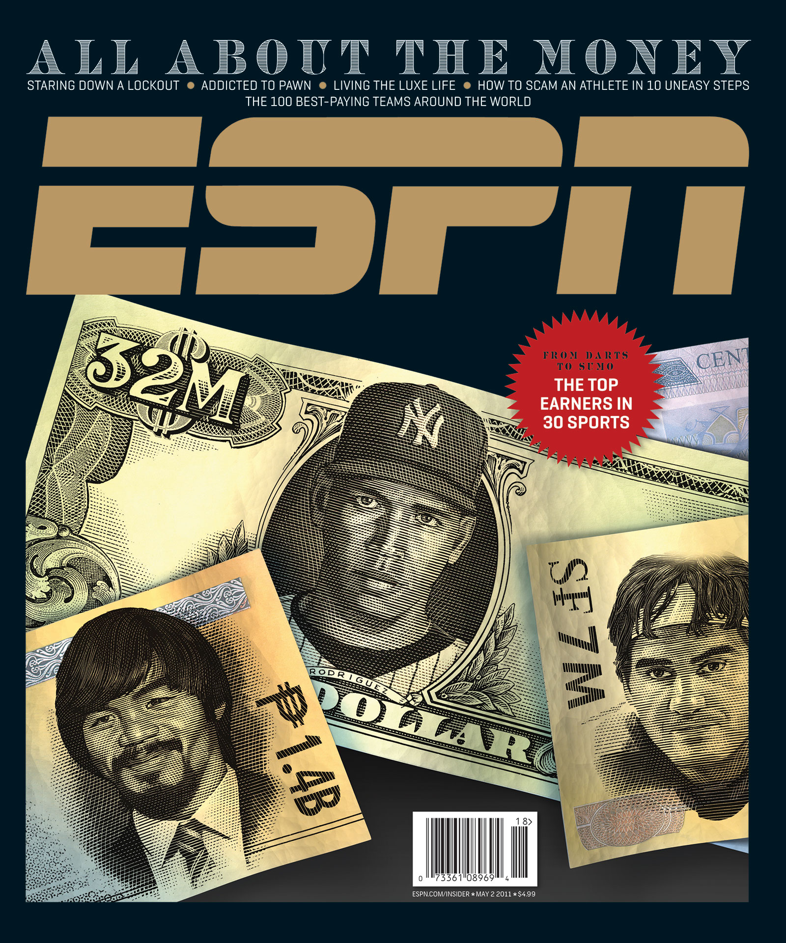 ESPN The Magazine 2011 Covers - ESPN The Magazine 2011 Covers - ESPN