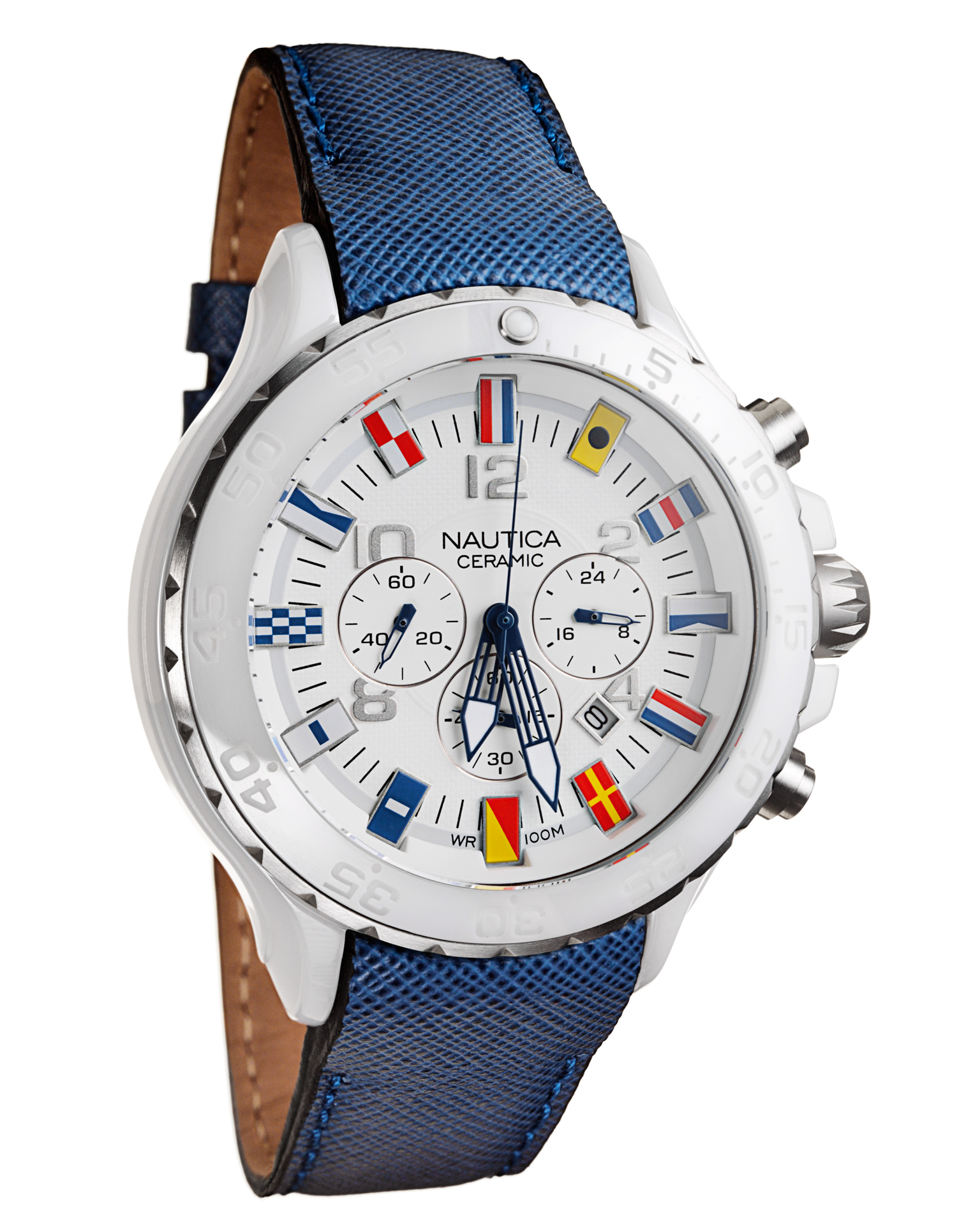 Nautica Ceramic signal flag watch - Father's Day Gift Guide - ESPN