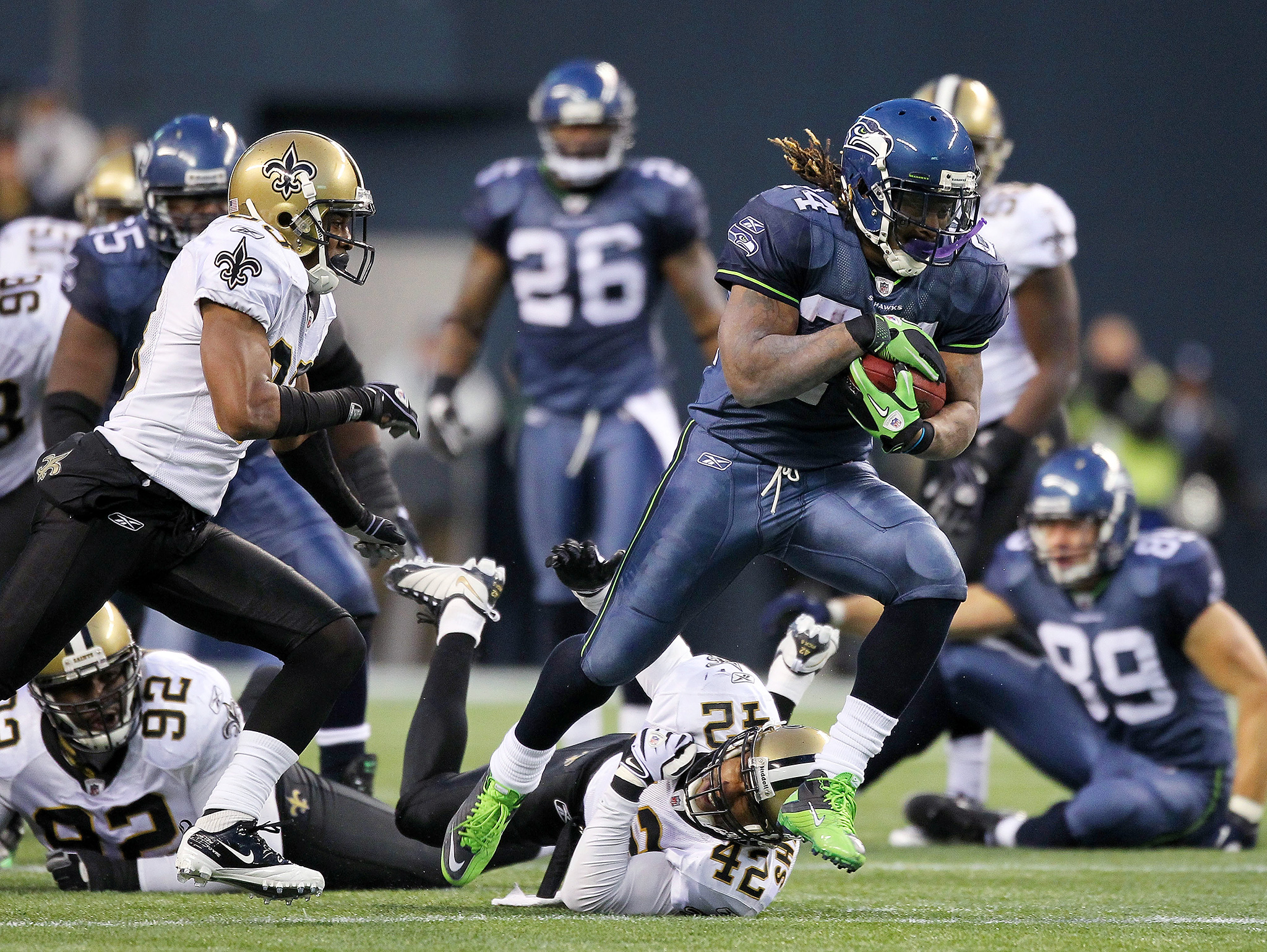 Off To The Races - BEAST QUAKE (Jan. 8, 2011 - Saints vs. Seahawks) - ESPN