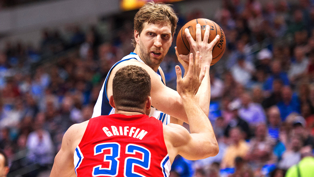Blake Griffin guards Dirk : r/NBAimages