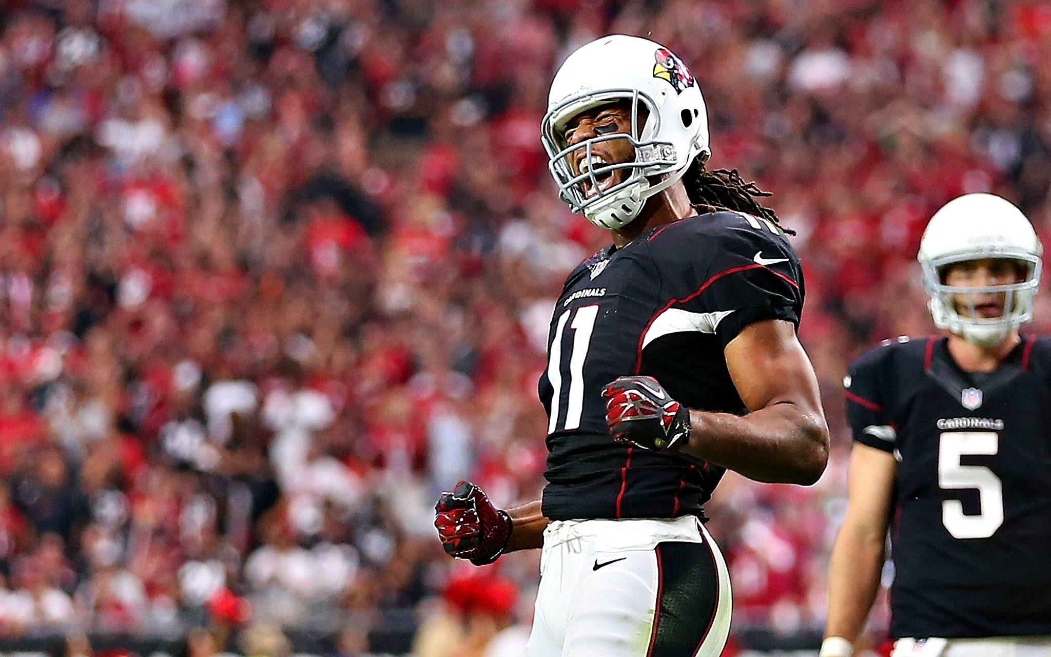 Larry Fitzgerald Celebrates - 2014 NFL Week 3 - ESPN