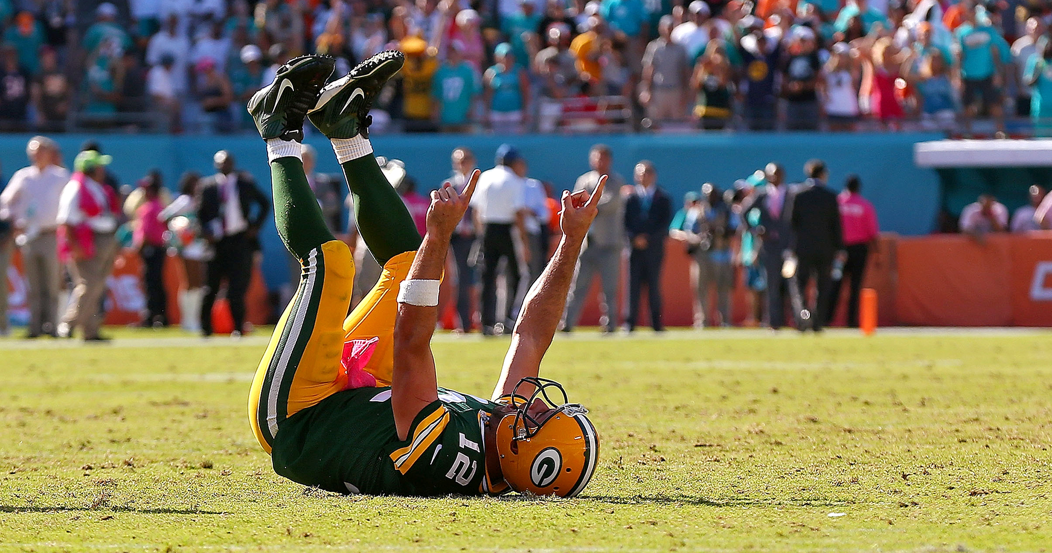 Aaron Rodgers - Friday Funnies: NFL Player Celebrations - ESPN