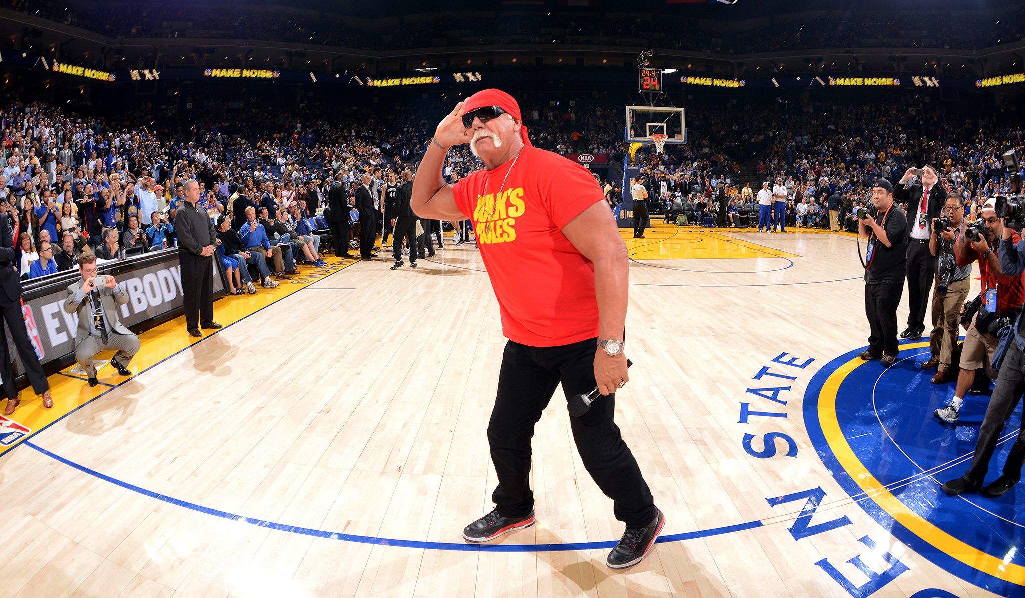 Hulk Hogan - Friday Funnies: NBA Courtside - ESPN