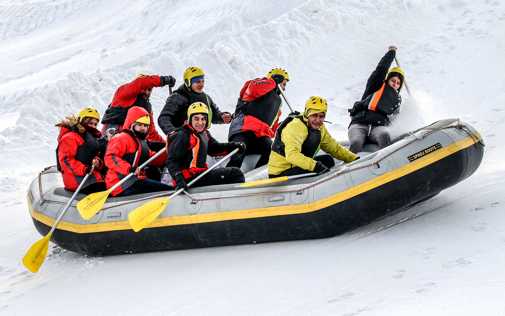 Snow Rafting - Friday Funnies: Wintry Mix - ESPN