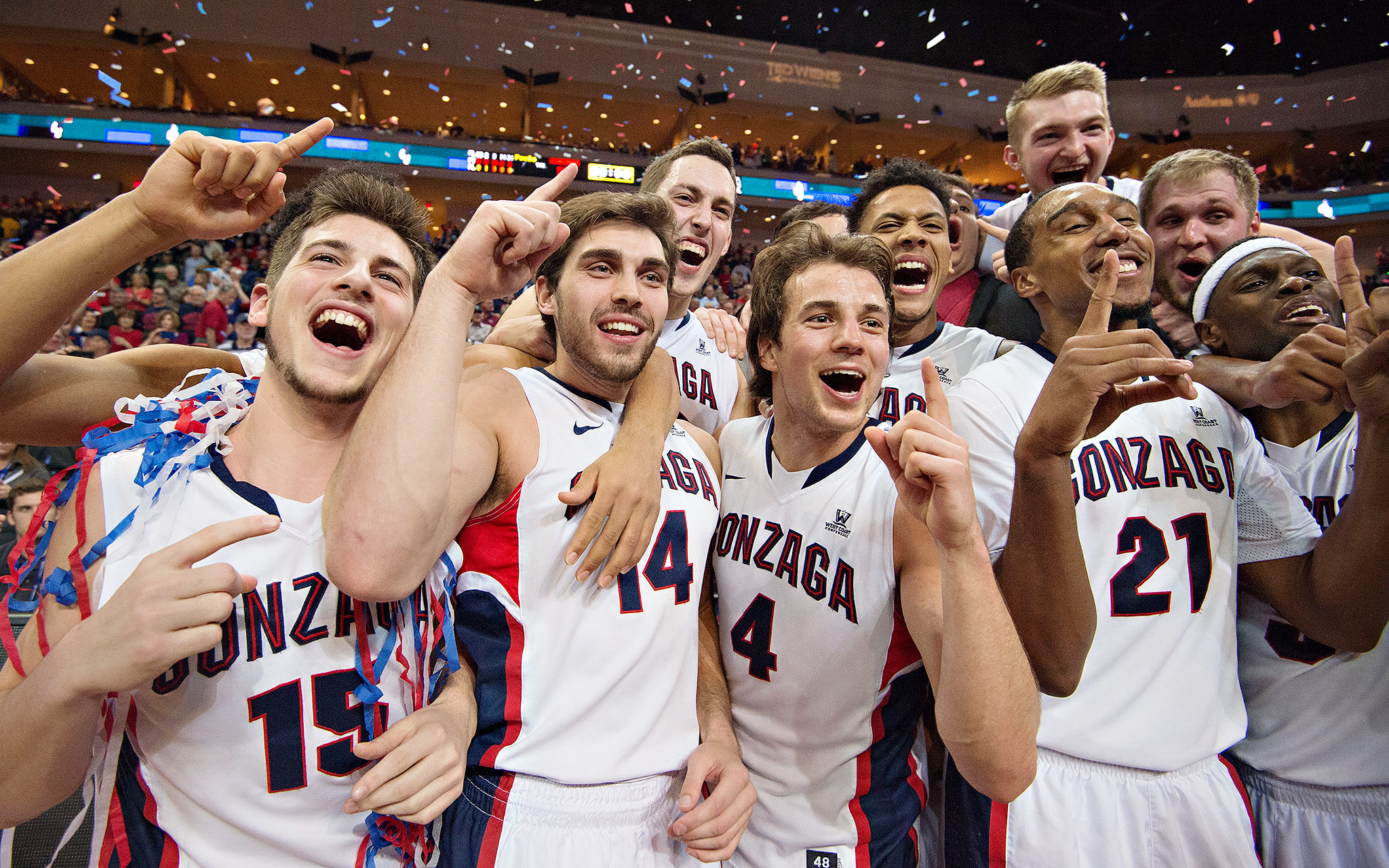 Gonzaga celebrates its 14th conference title - The Week in Pictures ...