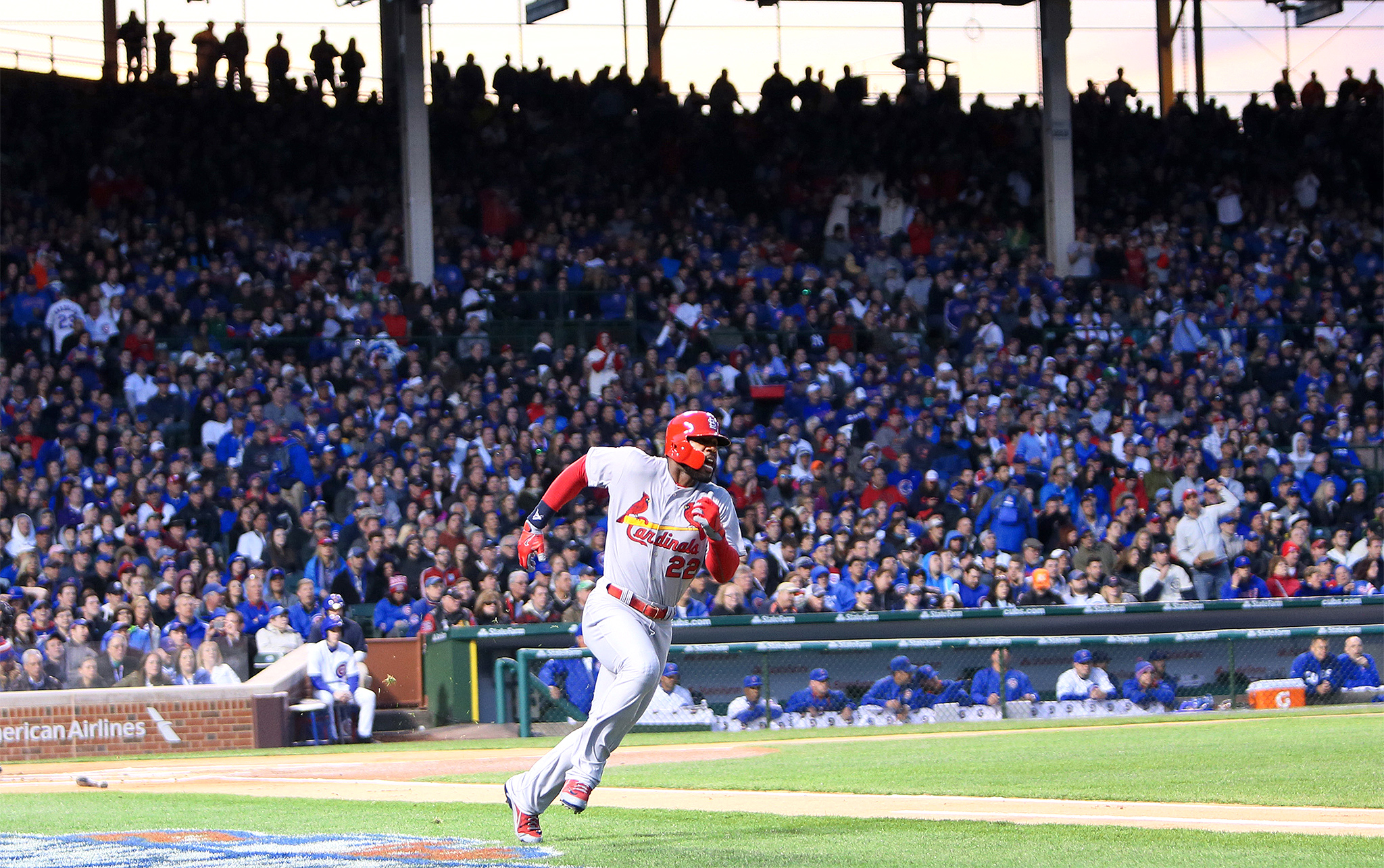 Jason Heyward runs to first - The Week In Pictures: Mar. 30-April 5 ...