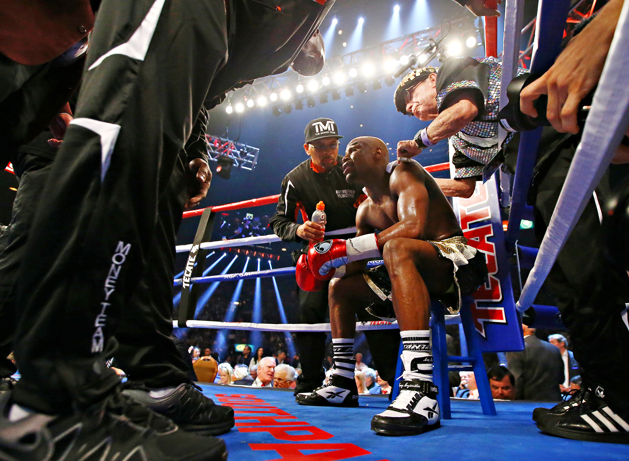 Taking a breather - Mayweather vs. Pacquiao fight night - ESPN