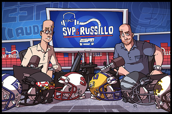 SVP & Russillo Illustrations - ESPN